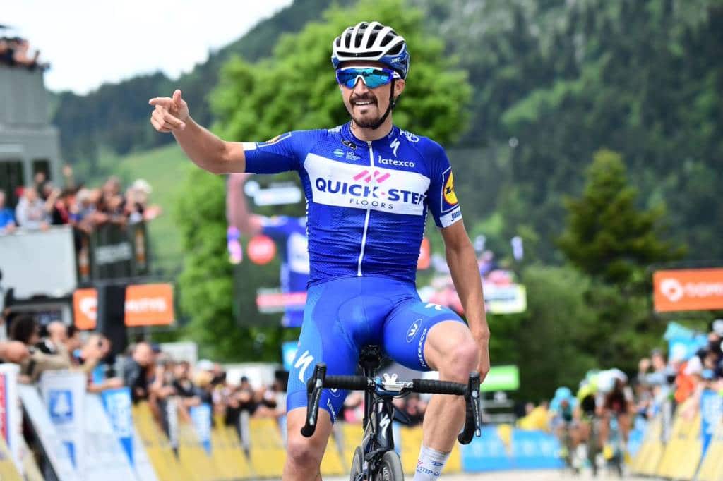 Julian Alaphilippe devance tous les favoris au Critérium du Dauphiné