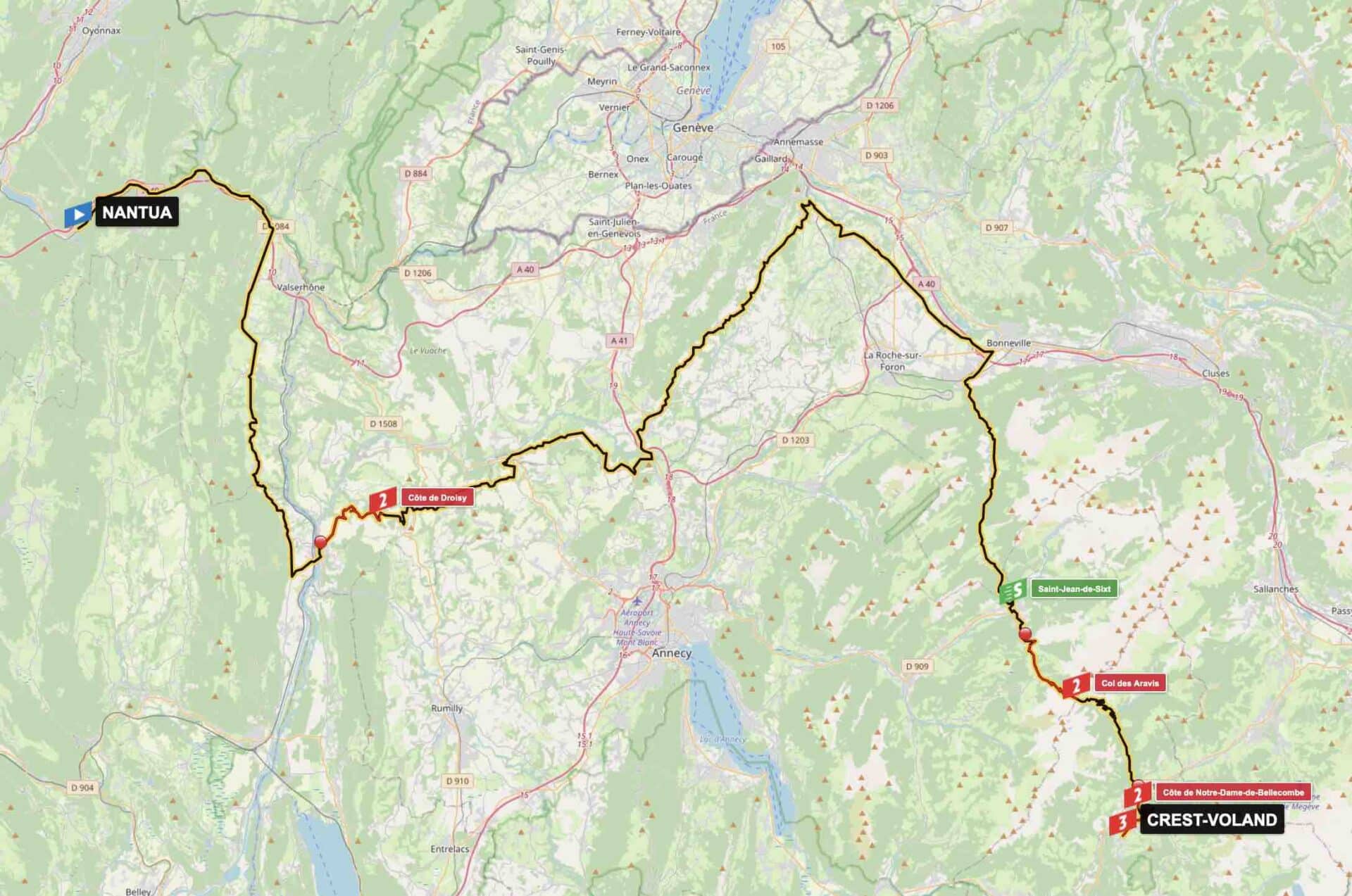 Critérium du Dauphiné 2023, étape 6 : Profil et parcours