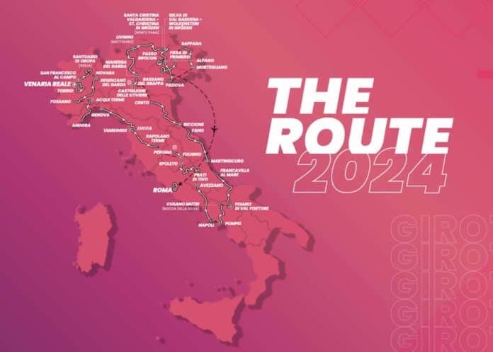 Giro 2024 - Parcours détaillé