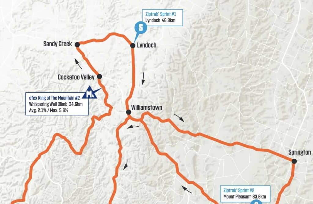 Tour Down Under 2024, étape 3 : Parcours et profil