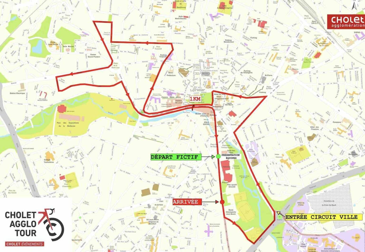 Cholet Agglo Tour 2024 : Parcours détaillé