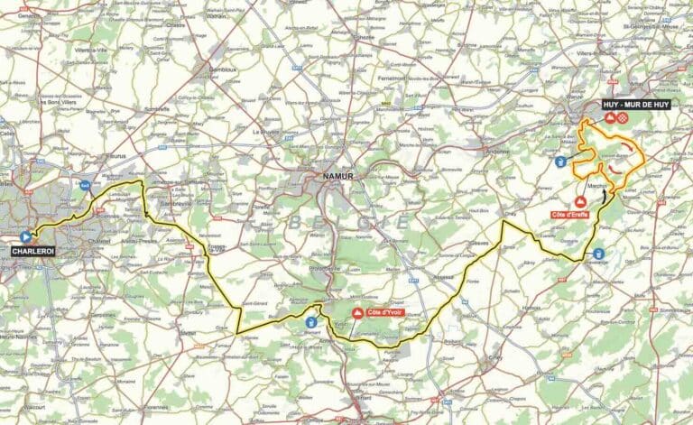 La Flèche Wallonne 2024 : Parcours détaillé