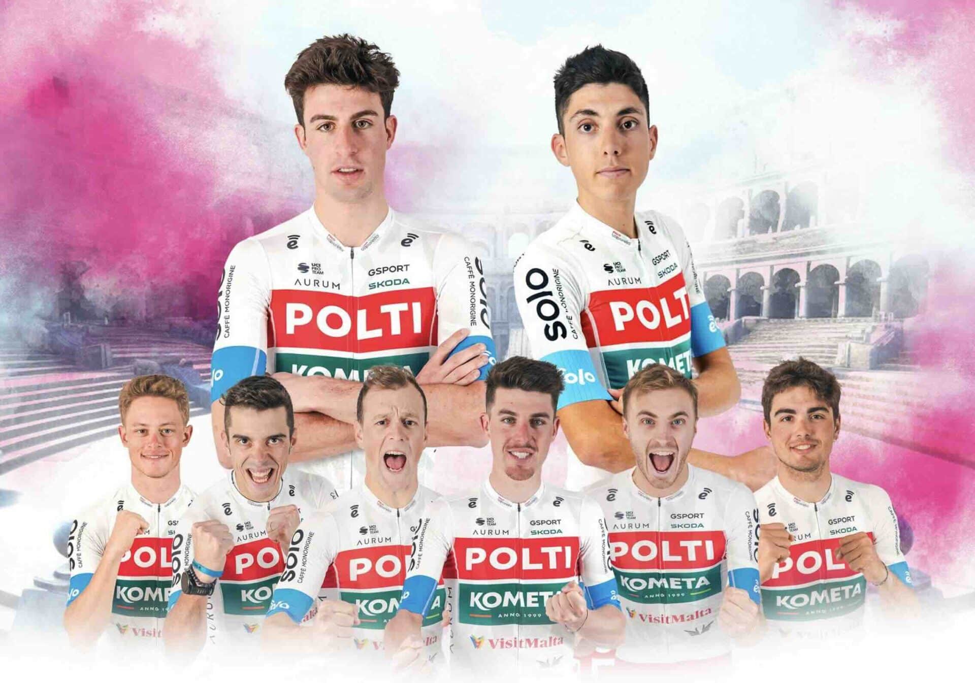Giro 2024 : Les 8 coureurs de la Polti Kometa