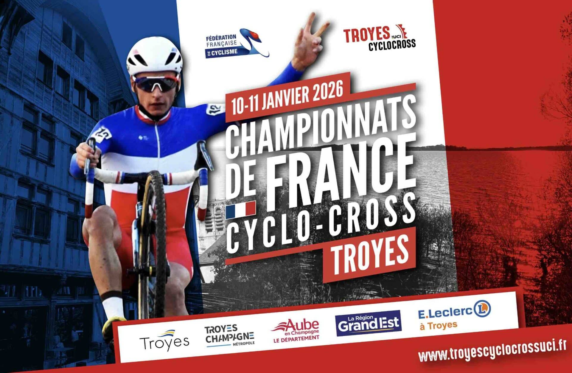Les championnats de France de Cyclo Cross 2026 auront lieu à Troyes