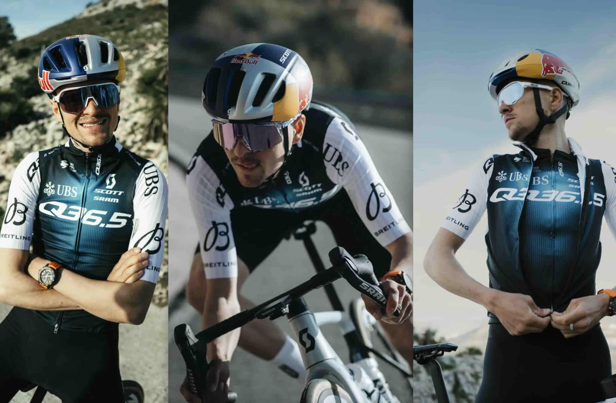 Tom Pidcock teste sont nouveau maillot Q36.5 Pro Cycling