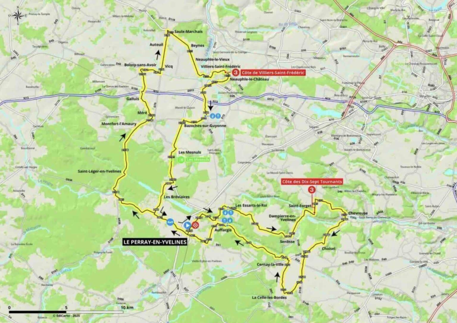 Paris-Nice 2025, étape 1 : Parcours, profil, favoris et diffusion TV