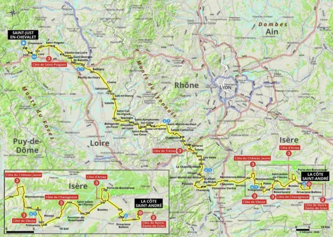 Paris-Nice 2025, étape 5 : Parcours, profil, favoris et diffusion TV