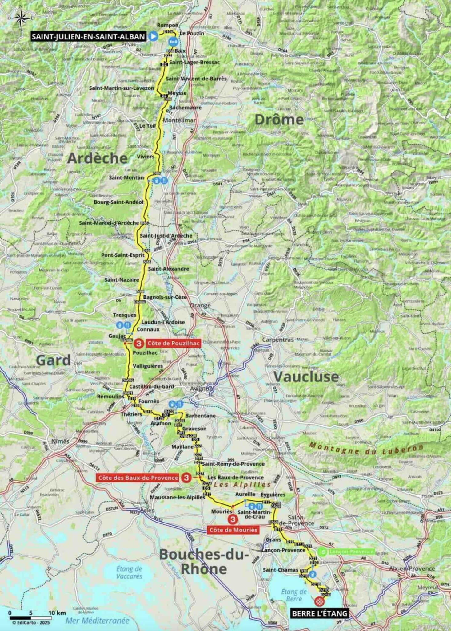 Paris-Nice 2025, étape 6 : Parcours, profil, favoris et diffusion TV