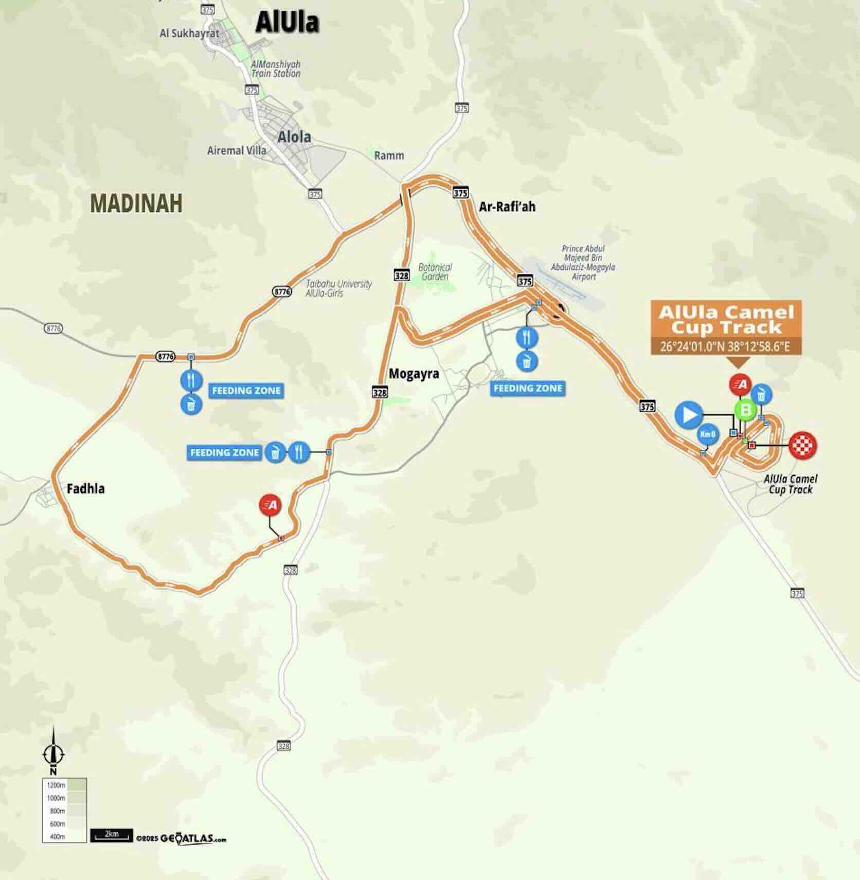 Parcours AlUla Tour 2026 : Étapes, profils, enjeux