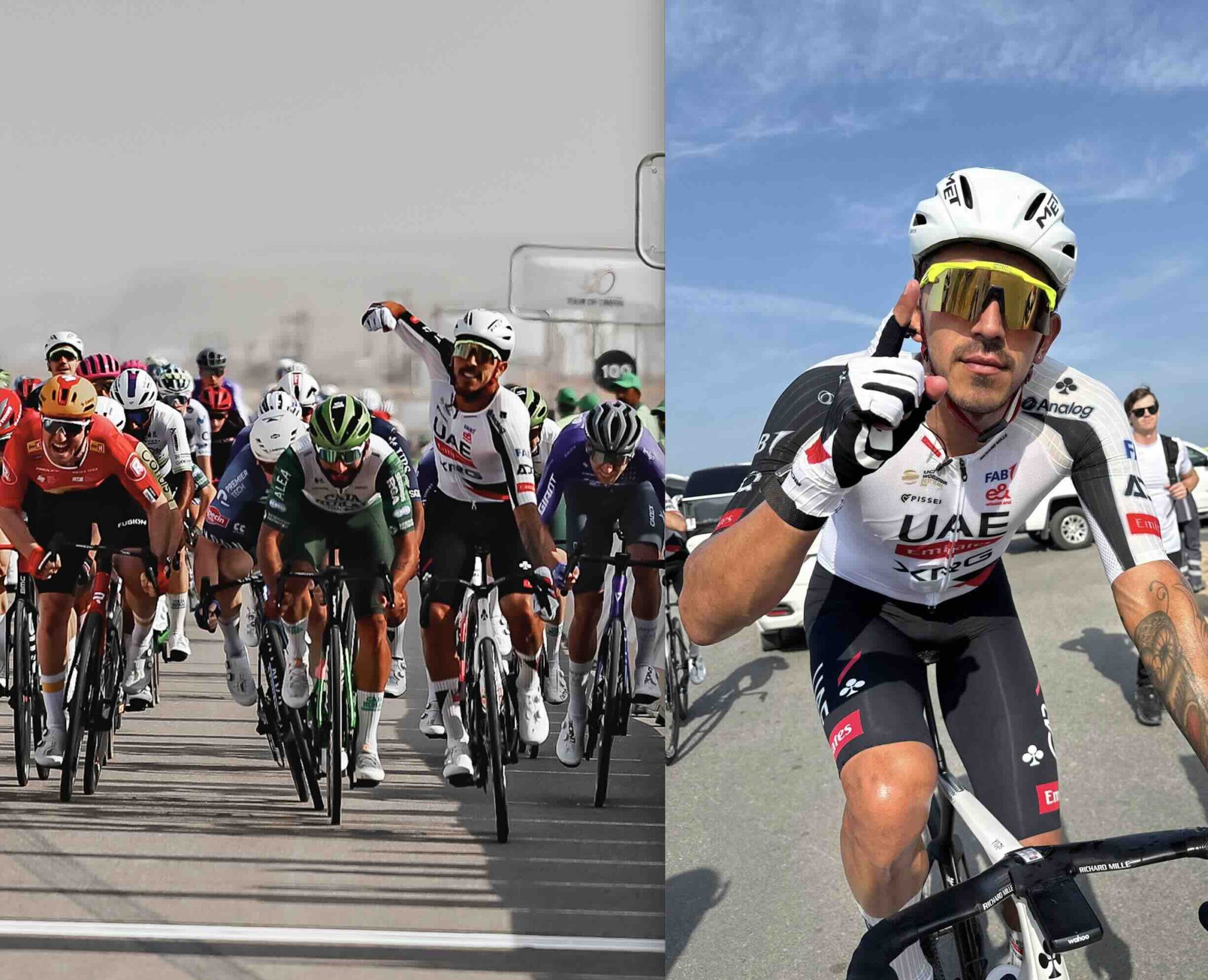 Tour d'Oman 2026 : Juan Sebastian Molano vainqueur au sprint de la 1ère ...